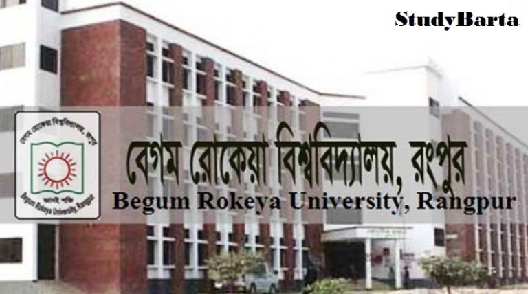 Begum Rokeya University, Rangpur Admission Test Result Ppublished